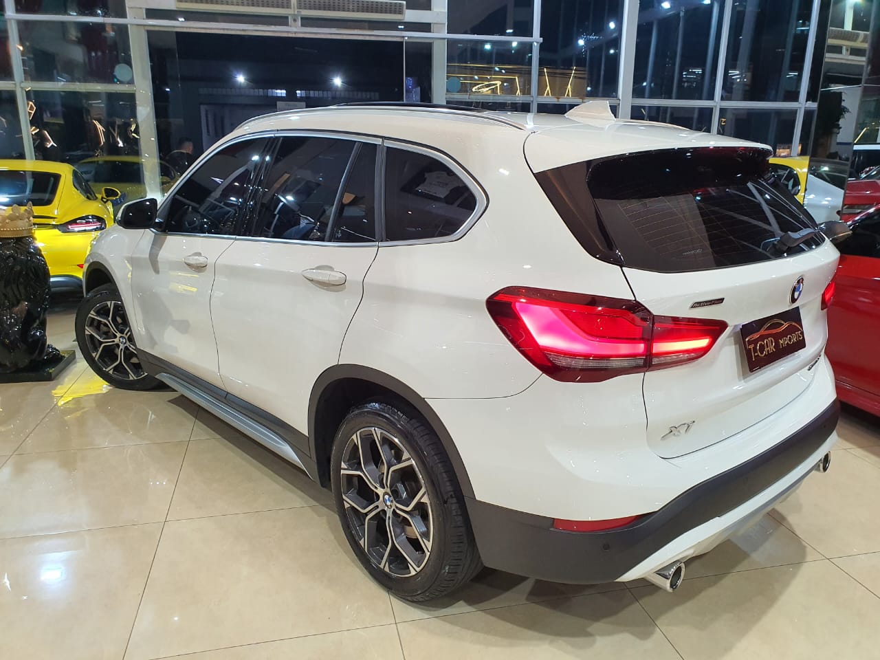 BMW X1 2.0 16V TURBO ACTIVEFLEX SDRIVE20I X-LINE 4P AUTOMÁTICO 2021 BRANCO INTERNO GELO TETO ...