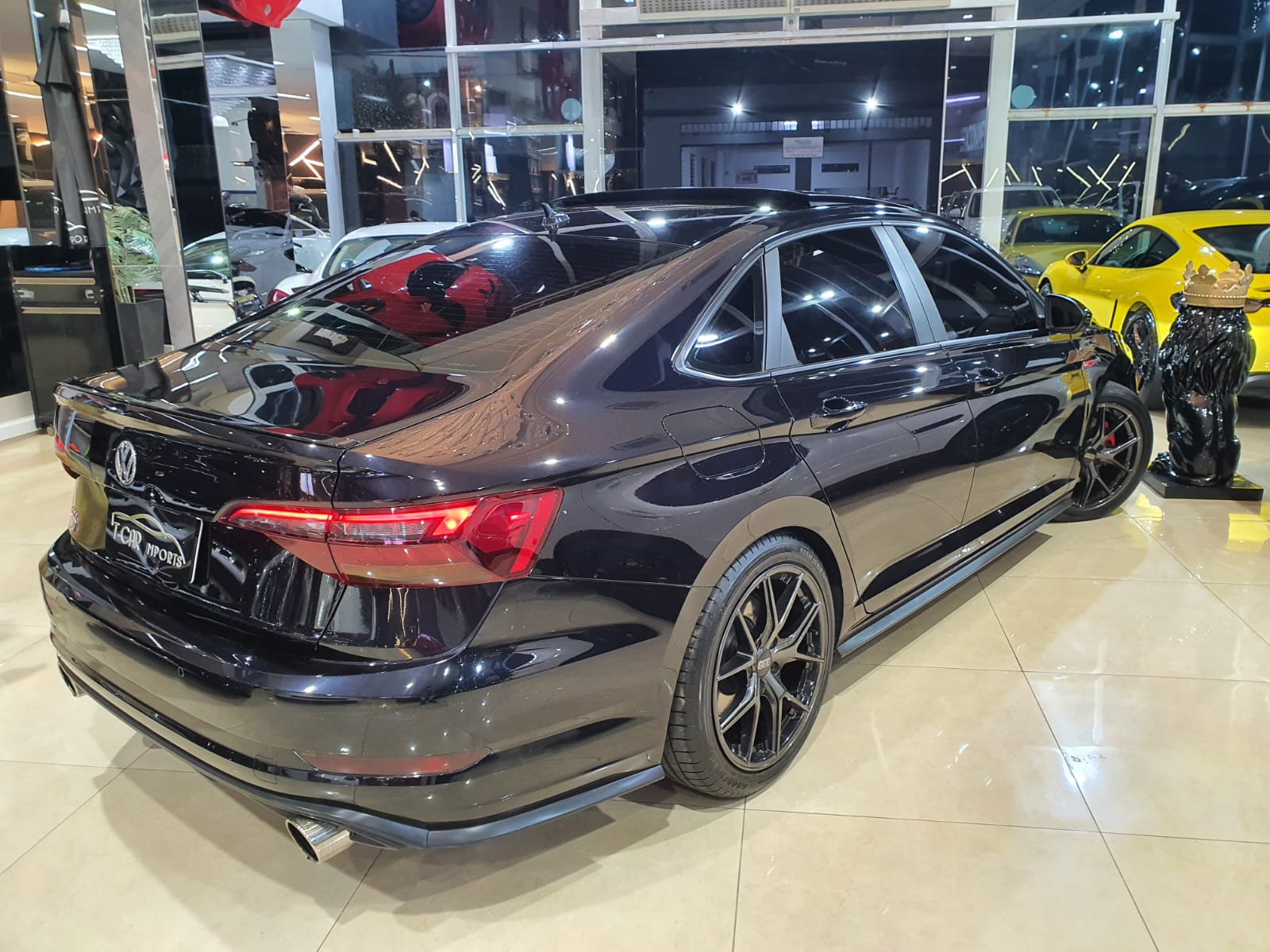 VOLKSWAGEN JETTA 2.0 350 TSI GASOLINA GLI DSG 2020 PRETO TETO SOLAR ...